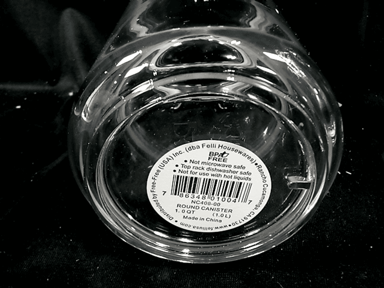 Set of 2 Felli Housewares Flip-Tite Canister 1L - Dutch Goat