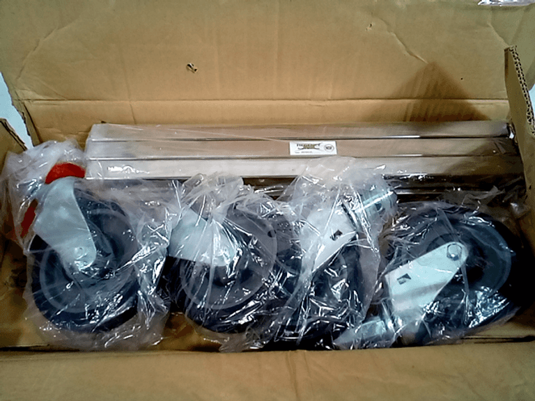 Heavy Duty Swivel Castor Wheels & Steel Bars, Multi-Color - Dutch Goat