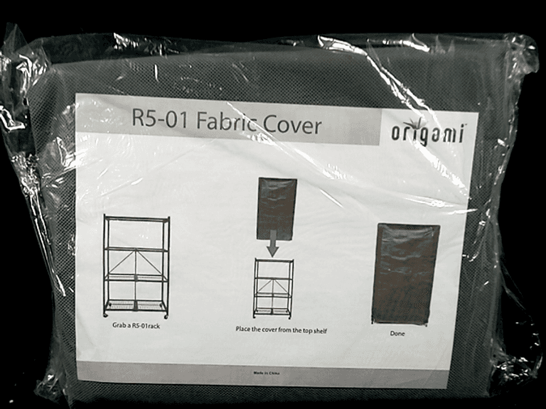 Origami Shelf Cover for Wire Shelves Gray - Dutch Goat