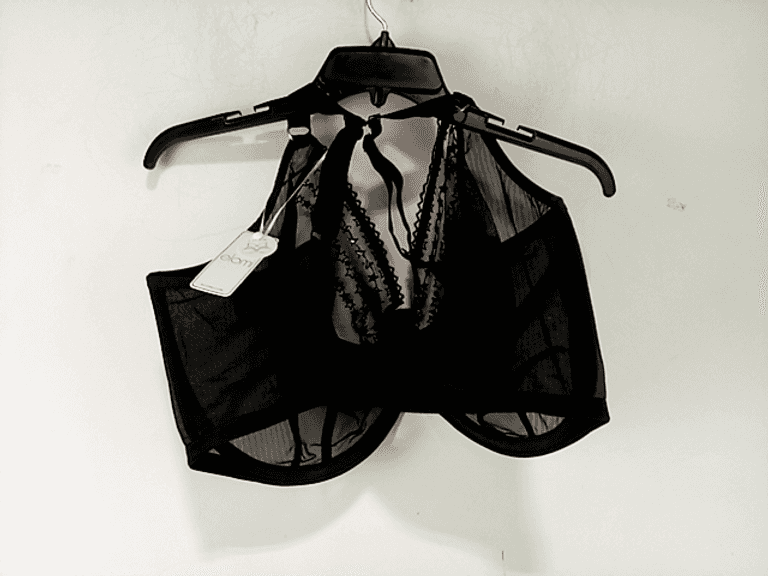 Women's Elomi Matilda Mesh Underwire Bra, Size 40N - Black - Dutch Goat