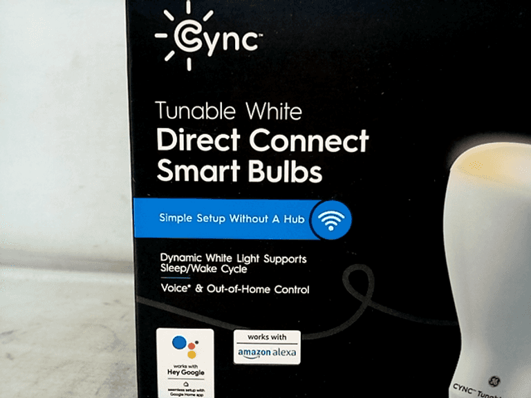GE Cync Direct Connect Light Bulbs BR30 LED Color Changing Light Bulb ...
