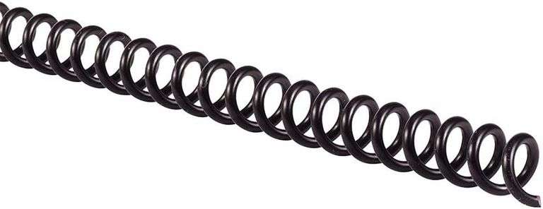 GBC ColorCoil Binding Spines/Spirals/Coils|6MM Black 100Pcs - Dutch Goat