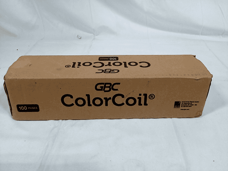 GBC ColorCoil Binding Spines/Spirals/Coils|6MM Black 100Pcs - Dutch Goat