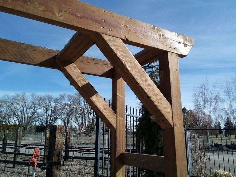 Large Wooden Arch - Approx. 7' Tall - Dutch Goat