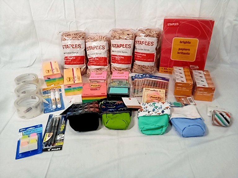 Assortment of 28 - Assortment Of Office & School Items Including Tapes ...