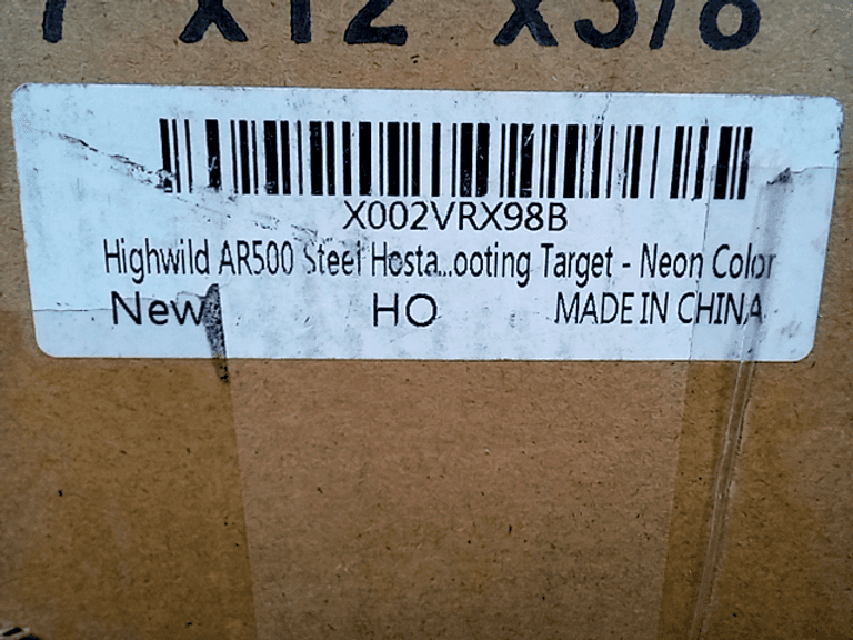 Highwild AR500 Steel Hostage Reactive IDPA Shooting Target 3/8" Thick ...