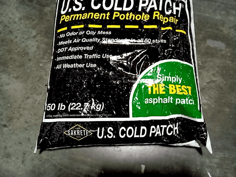 Sekrete U.S. Cold Patch Permanent Pothole Repair 50 lb Bag - Dutch Goat