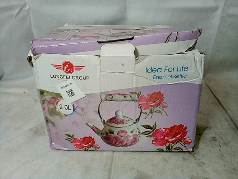 Longfei Group Enamel Kettle – 2.0L Floral Print - Dutch Goat