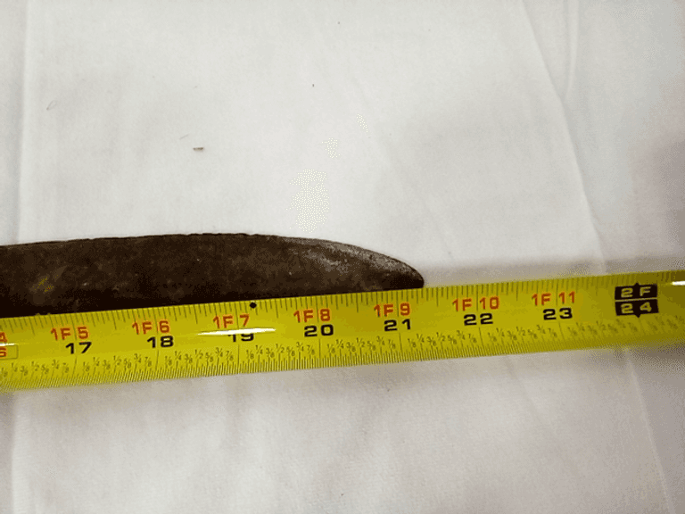 Vintage Camp Hunting Knife, Carbon Steel, Multi-Color - Dutch Goat