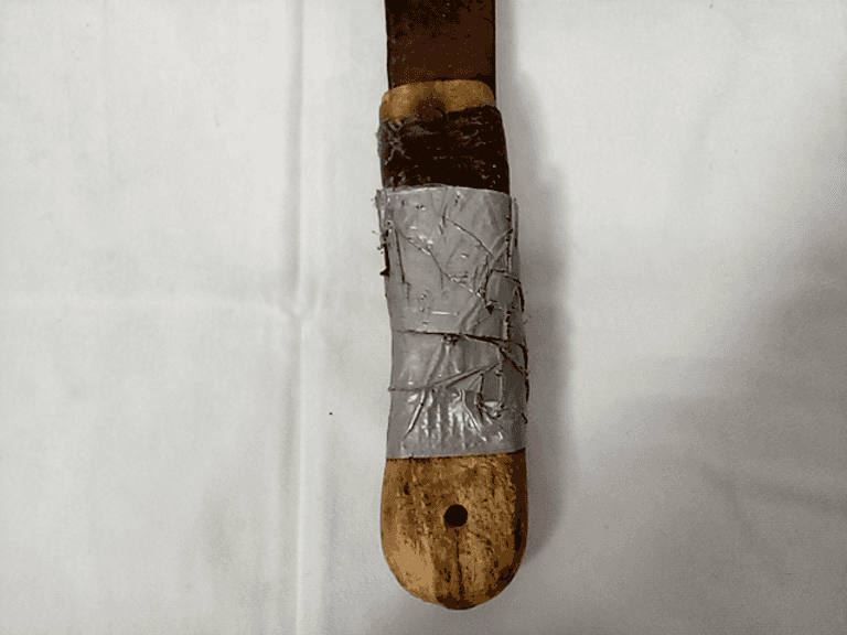 Vintage Camp Hunting Knife, Carbon Steel, Multi-Color - Dutch Goat