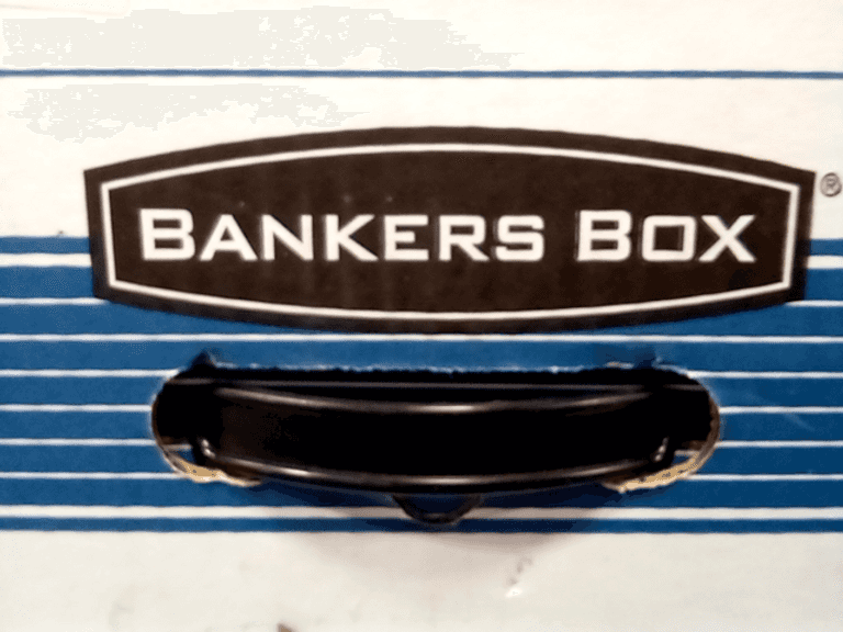 Lot of 9 - Banker Box Stor/Drawer Steel Plus 311 - Record Storage Boxes ...