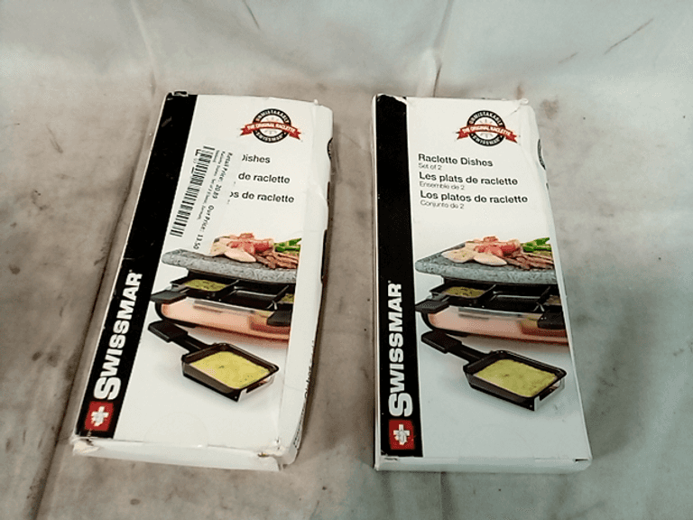 Lot of 2 - Swissmar, Raclette Dishes, Set Of 2, Black - Dutch Goat