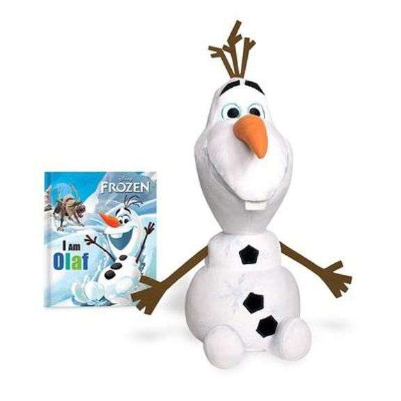 Olaf Disney's Frozen 2 Plush & I am Olaf Book Bundle - Dutch Goat