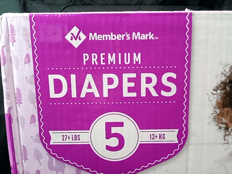 Member's Mark Premium Diapers, Size 5, 168 Count, Multi-Color - Dutch Goat