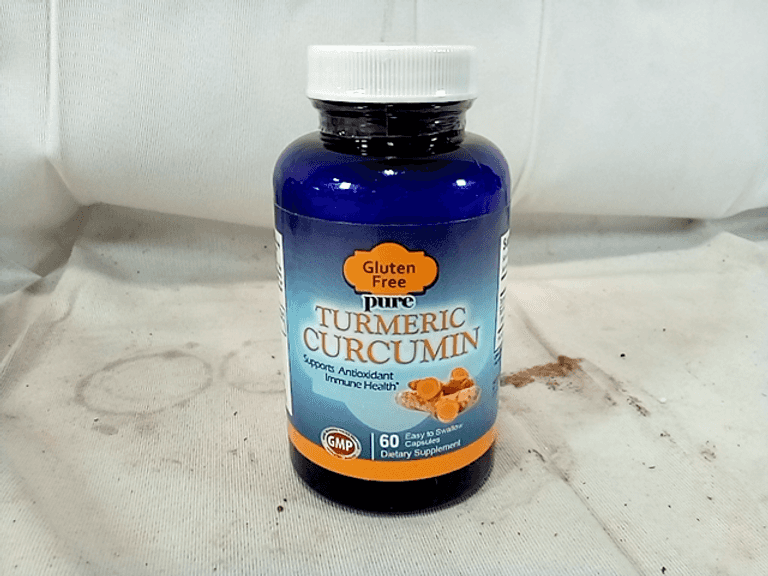 GMP, Pure Natural Turmeric Curcumin, 500mg, 60 Capsules, Multi-Color ...