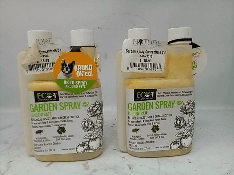 Lot of 2 - Eco-1 Garden Spray Concentrate - 8 oz - Dutch Goat