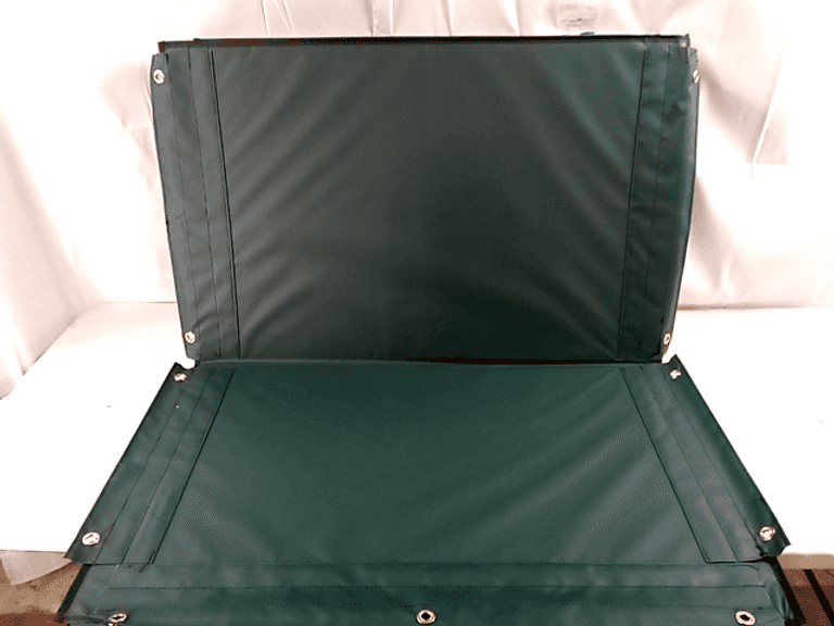 Aero-Flo Sports, 3'x10' Folding Backstop Padding, Spruce Green - Dutch Goat