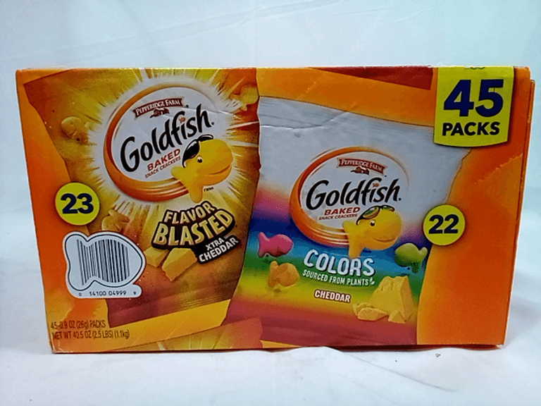 Pepperidge Farm Goldfish Variety Pack, 0.9 Oz, Pack Of 45, Multi-Color ...