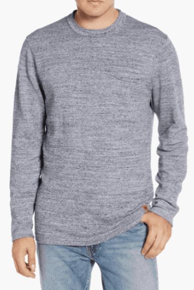 The Normal Brand Pocket Sweater in Gray - Large - Dutch Goat
