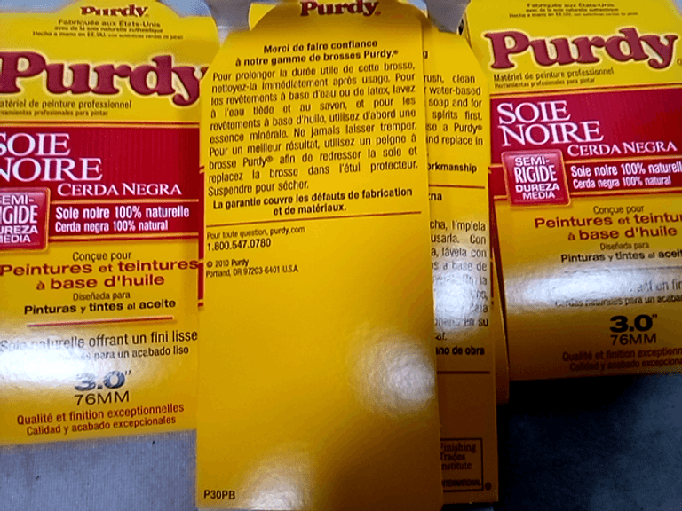 Purdy Soie Noire Swan 3.0 76mm - Dutch Goat