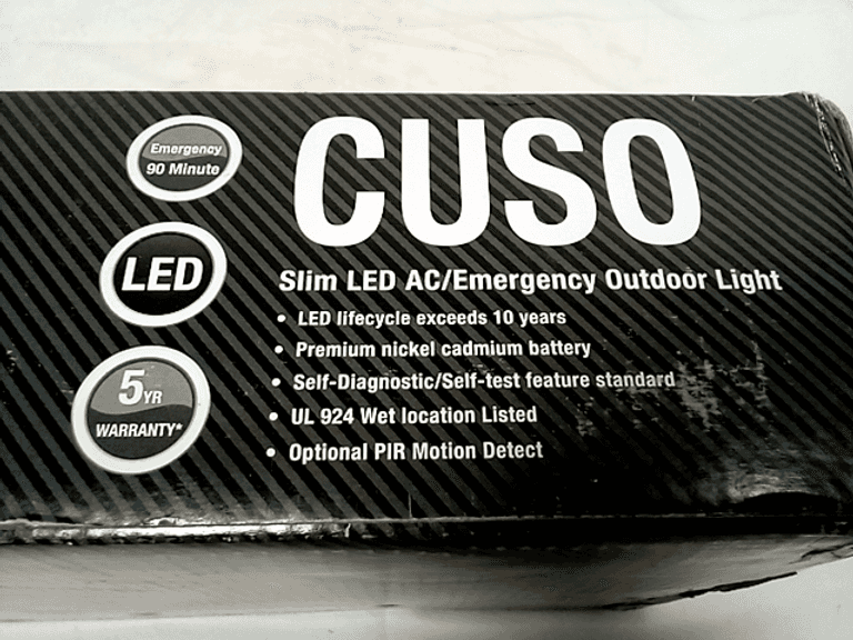 Compass Cuso Slim LED AC/Emergency Outdoor Light - Dutch Goat