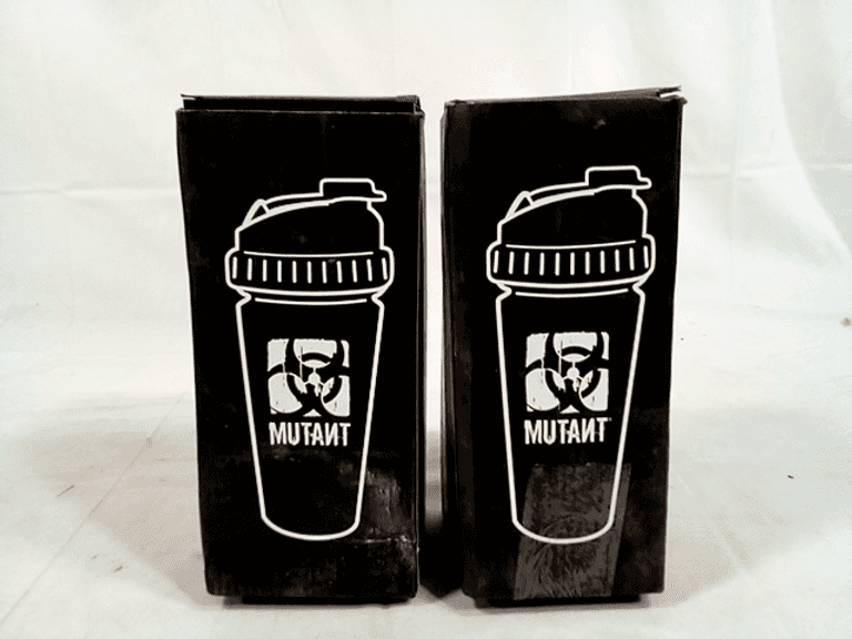 Lot of 2 - Mutant Stainless Steel Shaker Bottle, 1L, Black, Red - Dutch ...