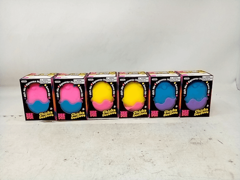 Assortment of 6 - Chicka Deedoos Nee Doh Easter Assorted Toys, Multi ...