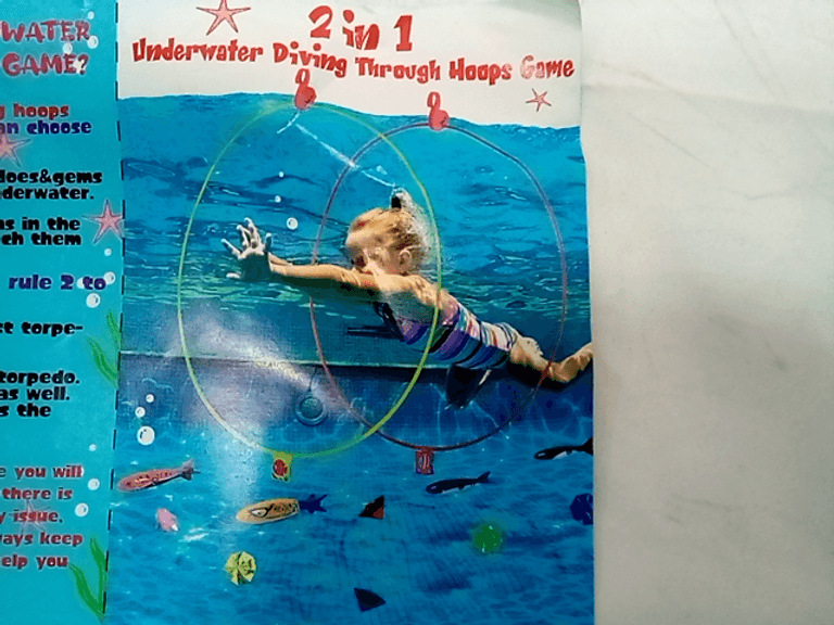 2 in 1 Underwater Diving Through Hoops Game - Dutch Goat