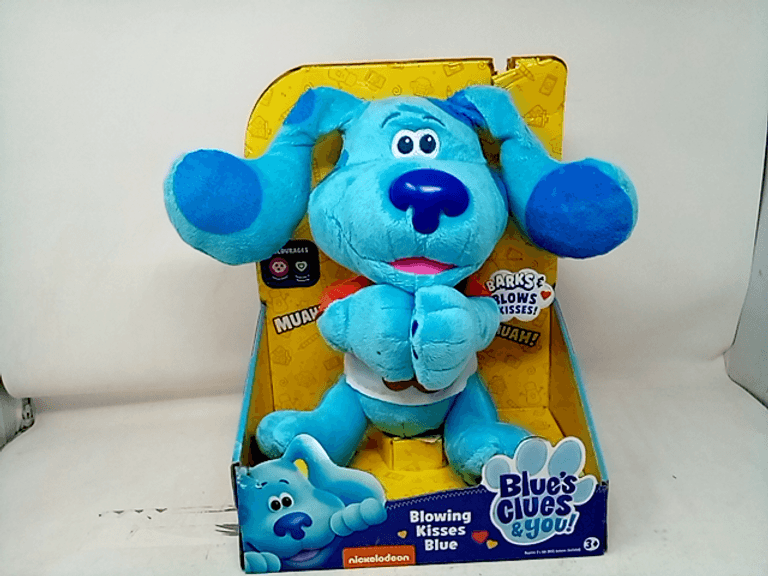 Blue’s Clues & You! Blowing Kisses Blue Plush Stuffed Animal Toy ...