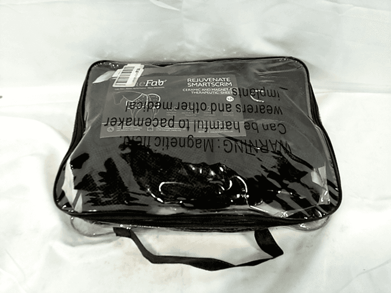 Benefab Therapeutic Mesh Sheet Smartscrim Sheet, Black - Dutch Goat