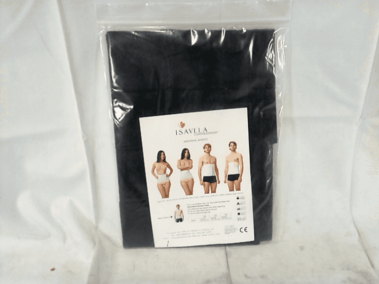 Isavela Comprexxwear Abdominal Binder One Piece w/ 2 Split Panels 12 ...
