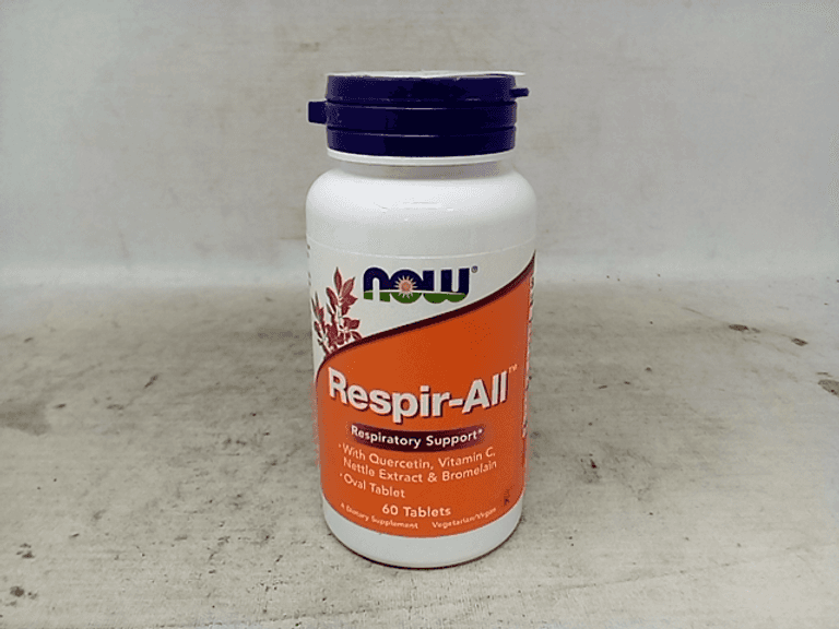 Now Foods, Respir-All Respiratory Support, 60 Tablets, Multi-Color ...