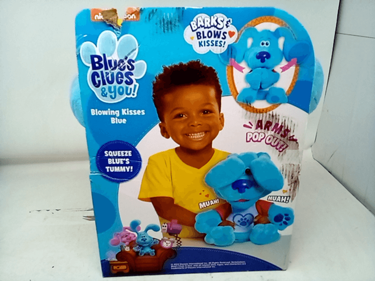 Blue’s Clues & You! Blowing Kisses Blue Plush Stuffed Animal Toy ...