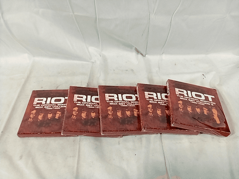 Lot of 5 - Riot The Official Bootleg Box Set Vol. 2: 1980-1990 5pk ...