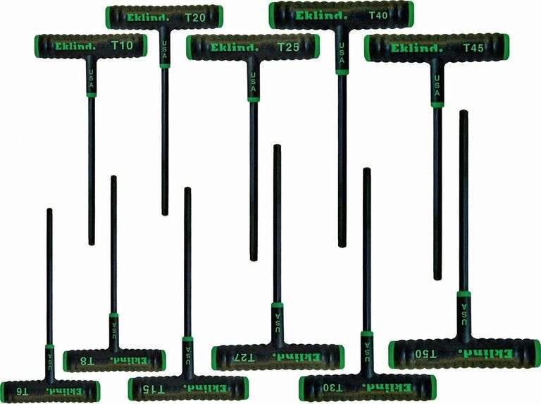 Eklind Torx Power-T Handle Torx 6"/150mm Arm 11-Pack - Dutch Goat