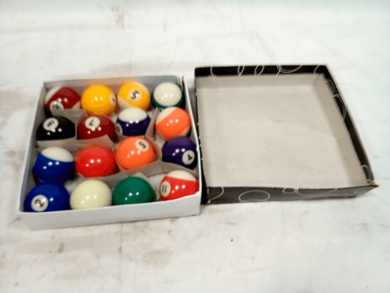 Standard Pool Table Snooker Billiard Ball Set, Multi-Color - Dutch Goat