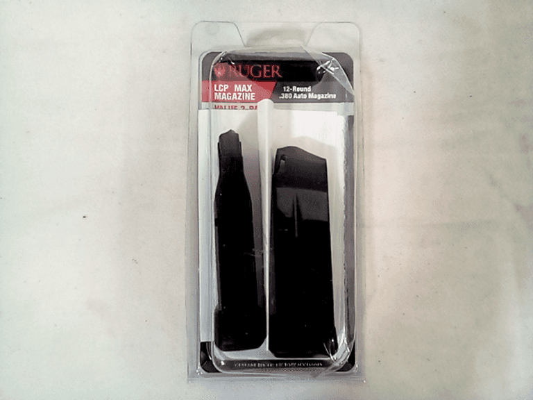Ruger LCP MAX 12 Round Magazine, Pack Of 2, Black - Dutch Goat