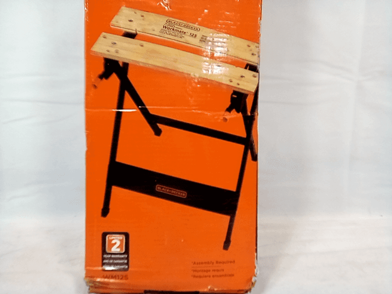 Black+Decker WM125, Workmate Portable Workbench, 350lbs Capacity, Multi ...