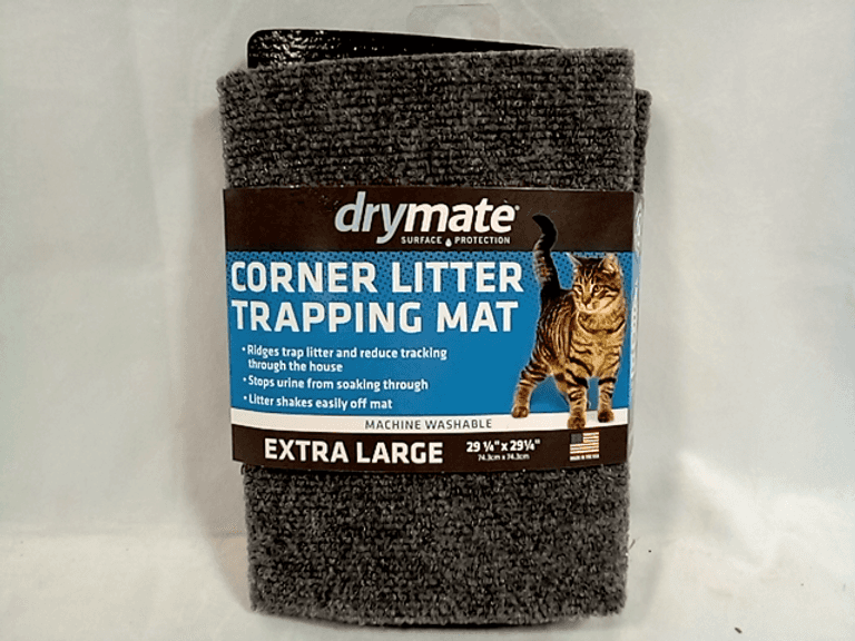 Drymate Corner Cat Litter Mat Gray - Dutch Goat