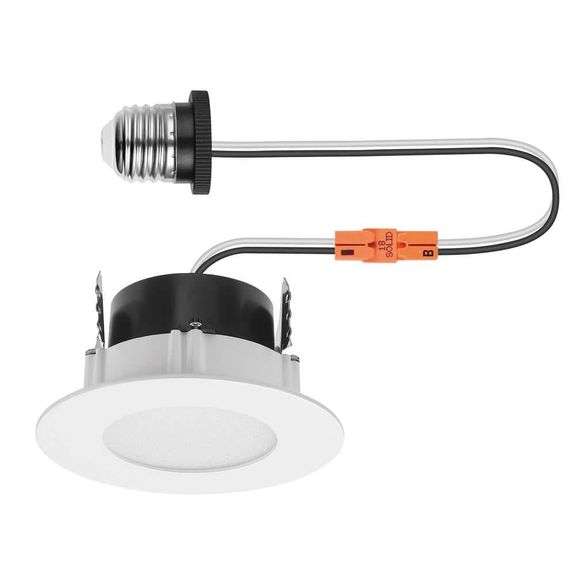 Commercial Electric Integrated LED 4-inch Retro Fit Selectable Color ...