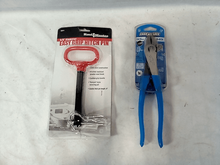 Assortment of 2 - Haul-Master Easy Grip Hitch Pin & Channellock ...