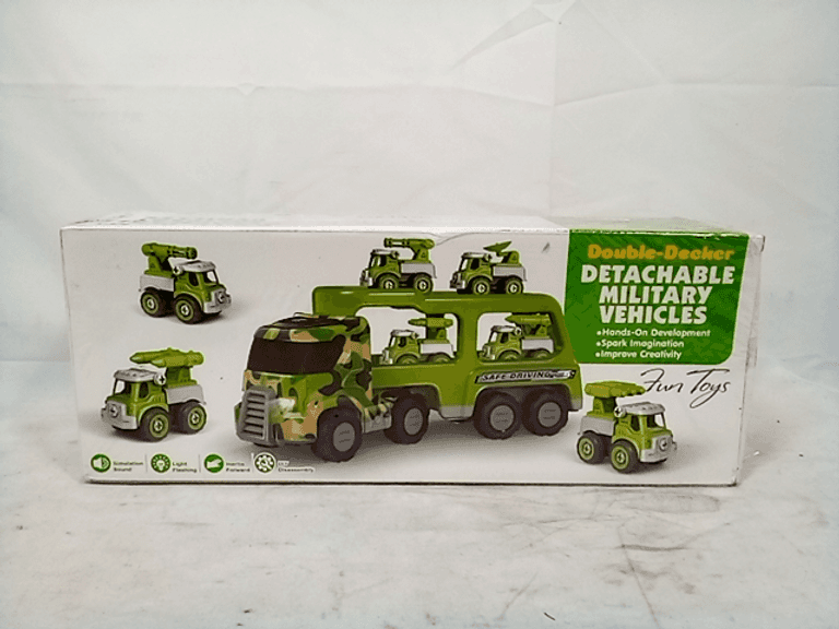 Double-Decker Detachable Military Vehicles, Ages 3+ - Dutch Goat