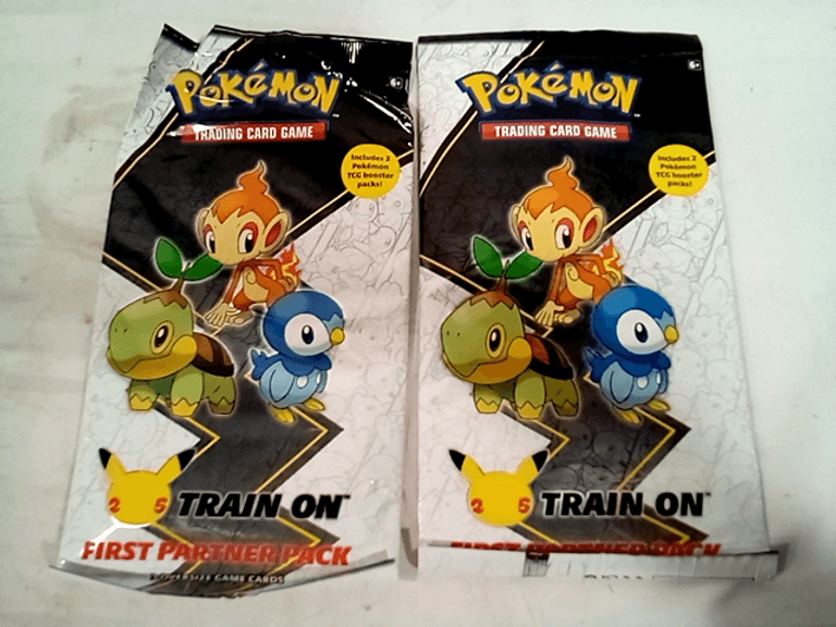 Lot of 2 - Pokémon TCG: First Partner Pack: Sinnoh, Multi-Color - Dutch ...
