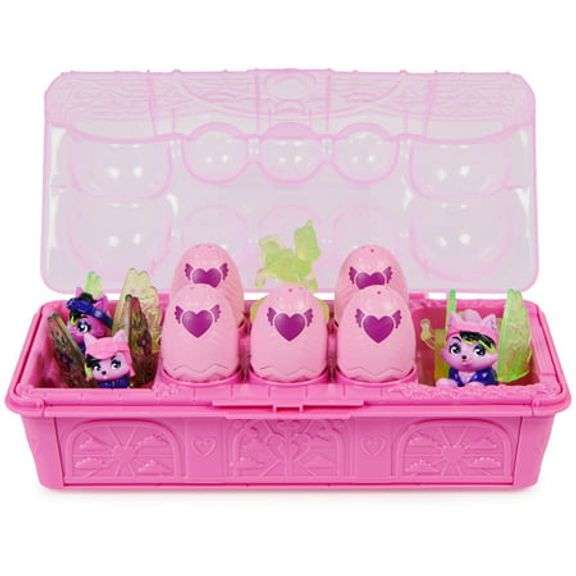 Hatchimals CollEGGtibles Wolf Family Carton with Surprise Playset ...