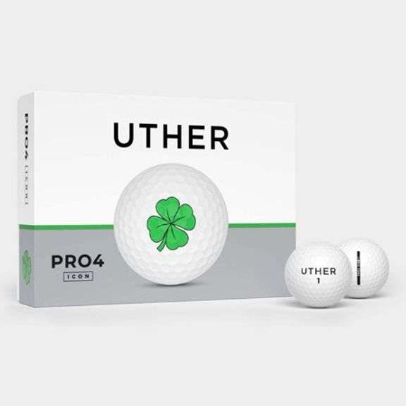 Uther PRO4 Icon Golf Balls (Clover) – Engineered for Distance & Soft ...