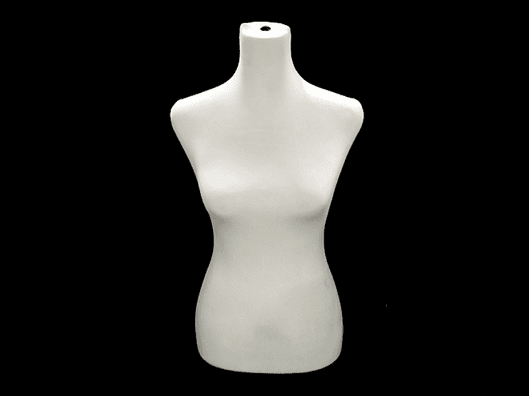 White Female Mannequin Torso Clothing Display - Dutch Goat