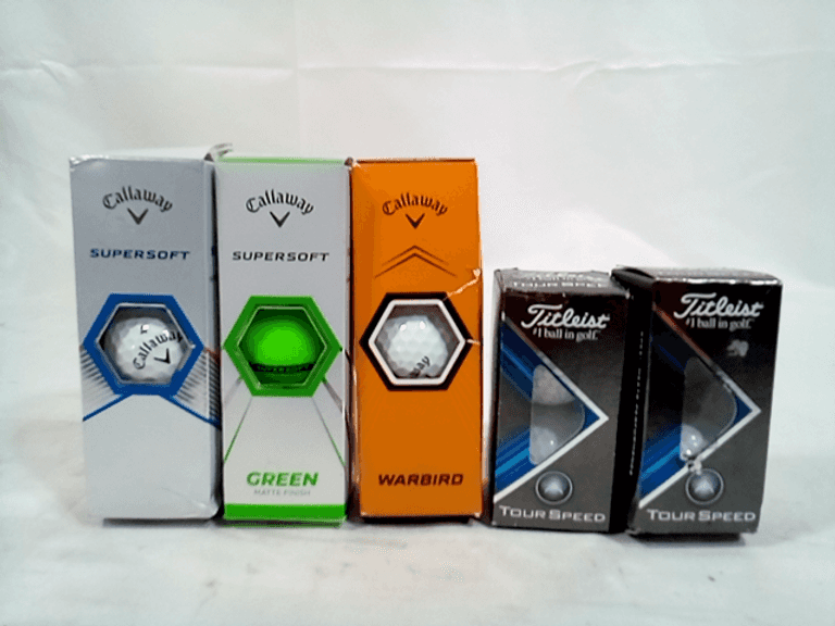 Assortment of 5 Golf Balls - Dutch Goat