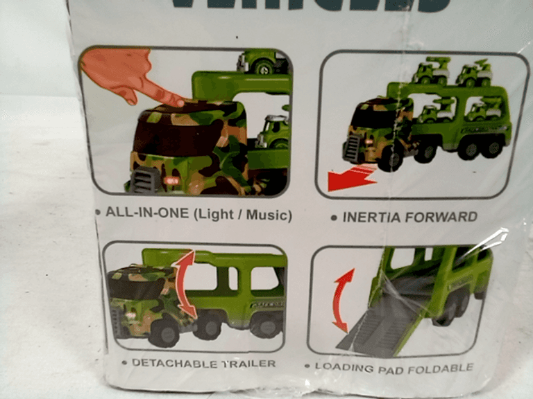 Double-Decker Detachable Military Vehicles, Ages 3+ - Dutch Goat
