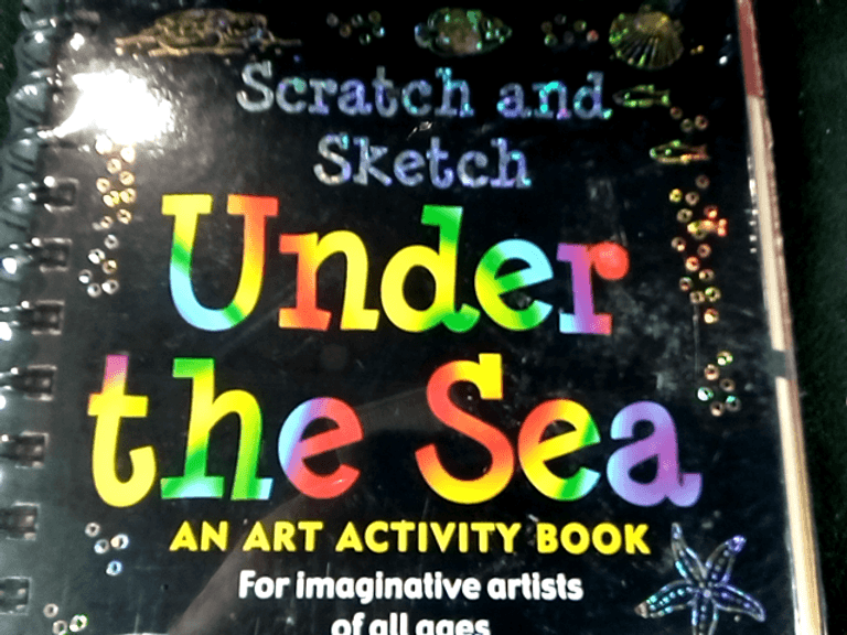 Scratch & Sketch Under The Sea - Activity Book - Dutch Goat