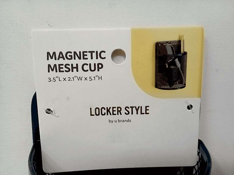 Locker Style by U Brands Magnetic Mesh Cup Pack - 6 Pack - Dutch Goat